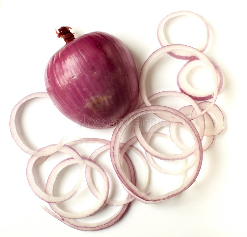 Sliced Red Onion stock image. Image of shape, grow, flavor - 35636933
