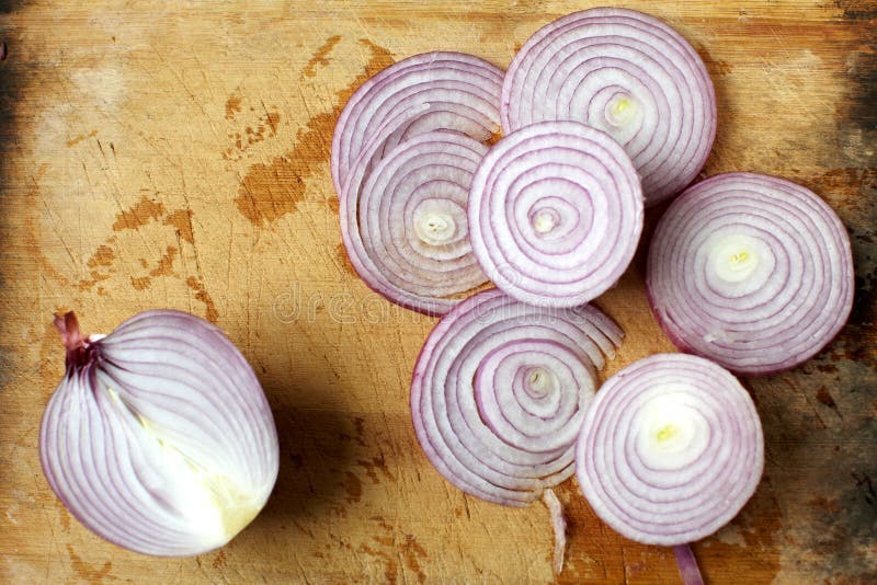 Sliced Red Onion stock image. Image of shape, grow, flavor - 35636933