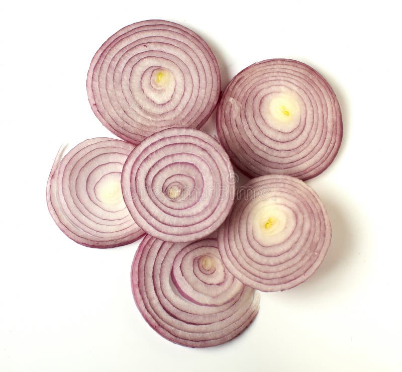 Sliced Red Onion stock image. Image of shape, grow, flavor - 35636933