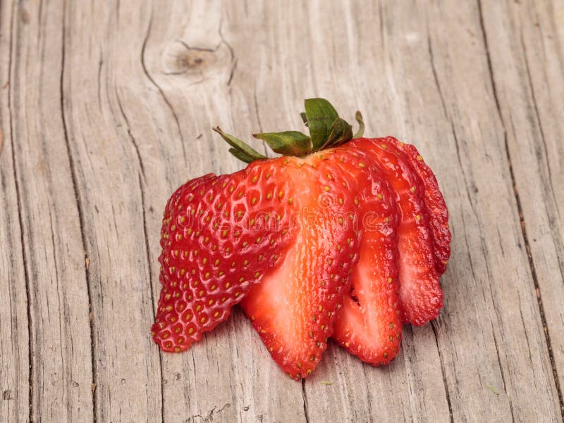 Sliced ripe strawberry stock photo. Image of natural - 72173906