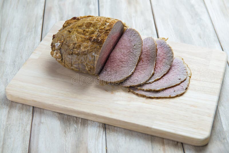 Sliced roast beef stock image. Image of recipe, roast - 34897465