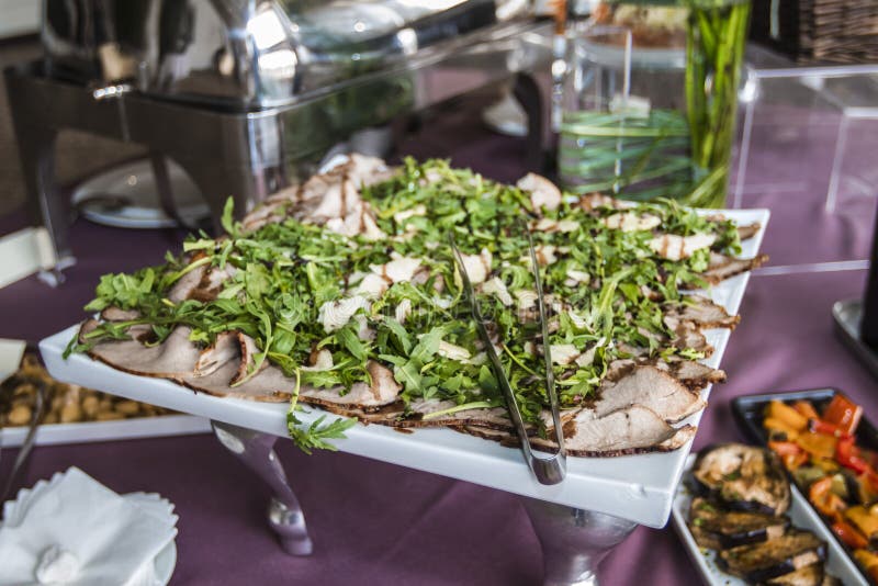 Sliced roast beef stock image. Image of buffet, cooking - 52548505