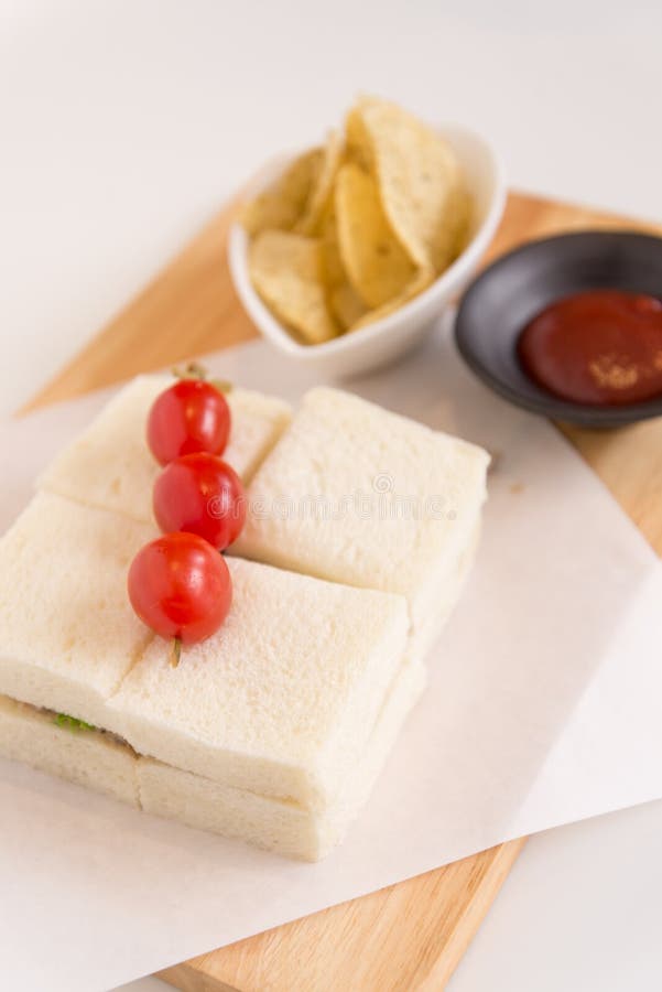 Sliced sandwich stock image. Image of organic, appetizer - 38874425