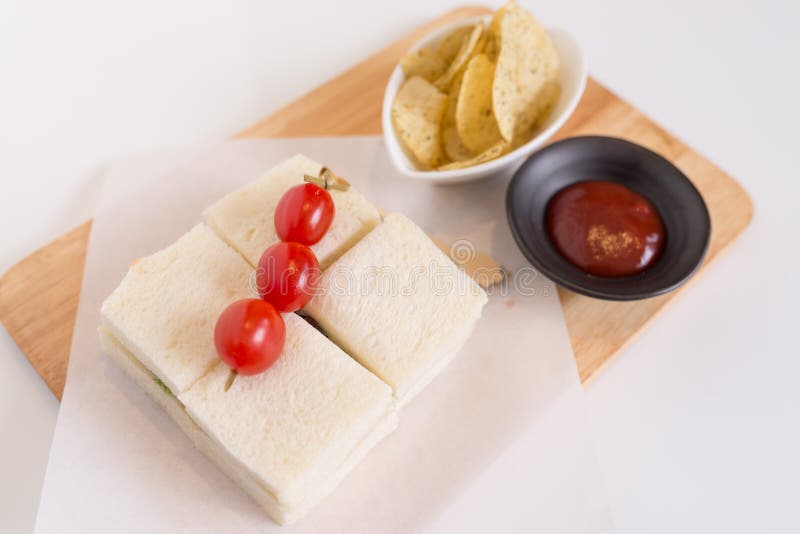 Sliced sandwich stock photo. Image of snack, appetizer - 38874428