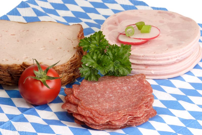 Sliced sausage stock image. Image of sliced, sausage, dinner - 7543371