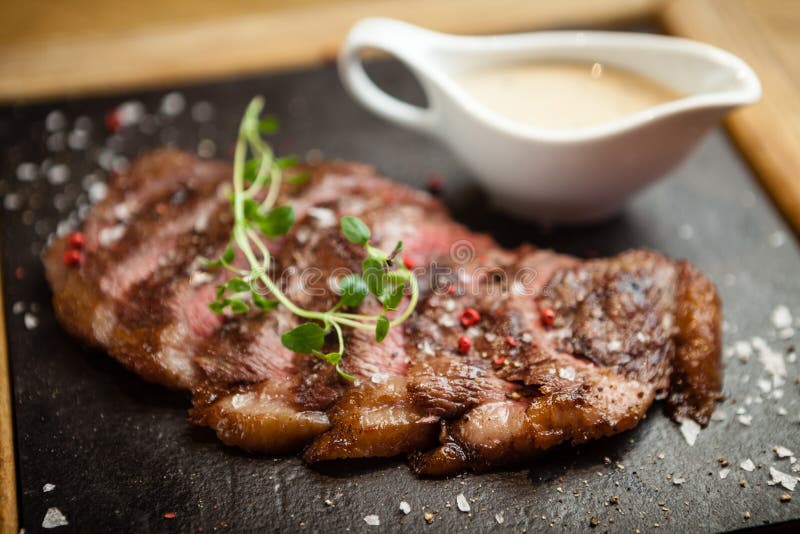 Sliced steak Picanya stock photo. Image of picanya, grilled - 90023540