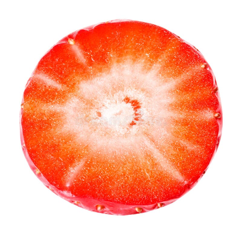 Sliced Strawberries Isolated Stock Photo - Image of fresh, piece: 73314788