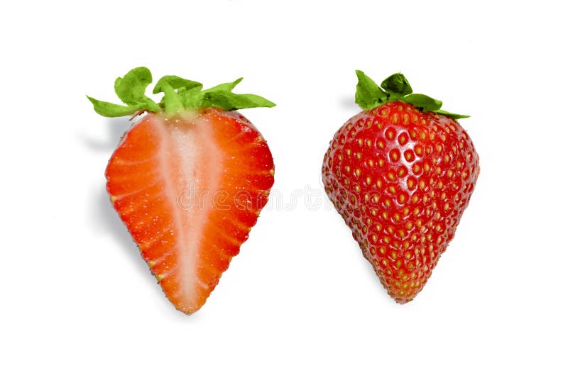Sliced Strawberry stock image. Image of dessert, nutrition - 78091341