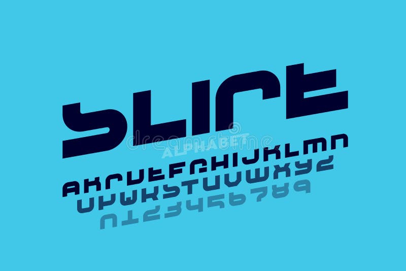 Sharp style font stock vector. Illustration of alphabet - 200798301