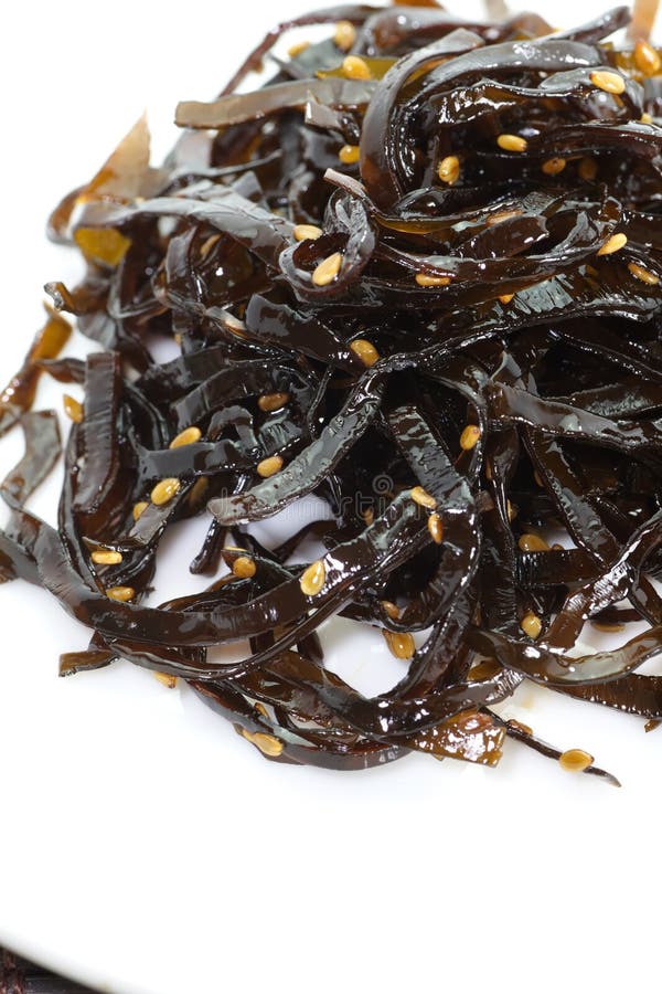 Sliced tangle boiled stock photo. Image of japanese, surface - 44268494