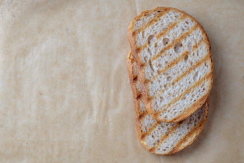 Sliced Toast Bread , Top View Stock Photo - Image of grain, closeup ...