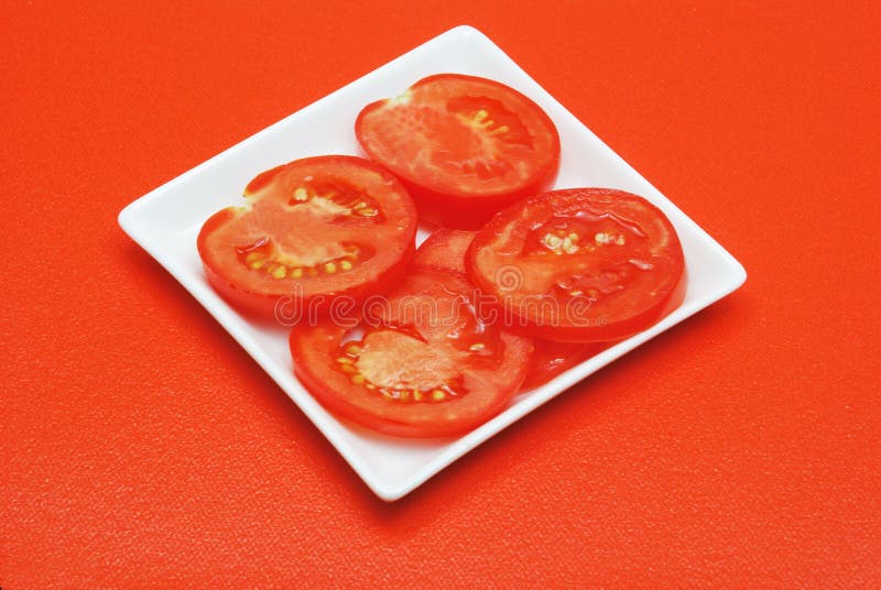 Sliced tomato stock image. Image of ingredient, vegetable - 10594601