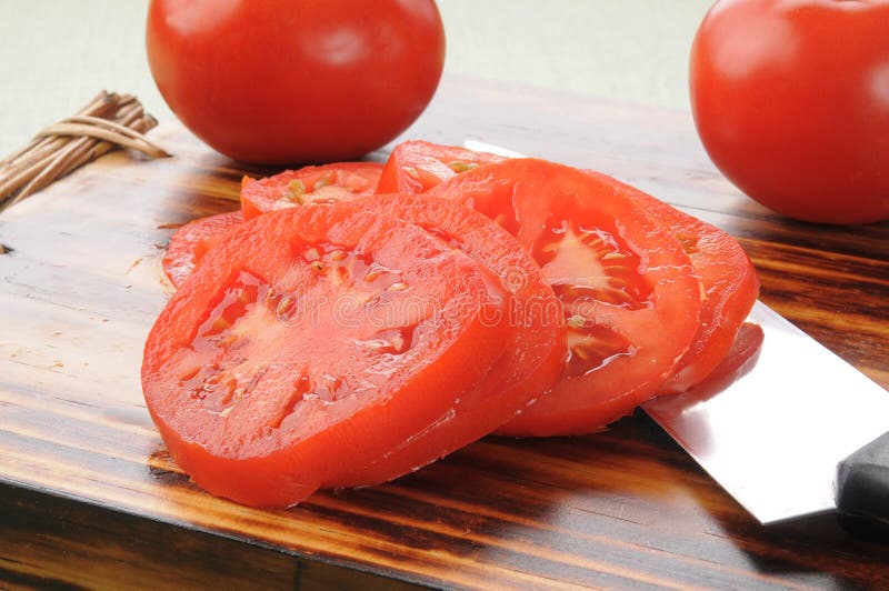 Sliced tomatoes stock image. Image of sliced, vegetable - 25596779