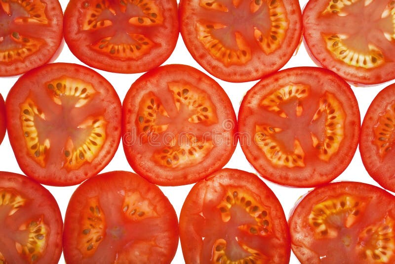 Sliced tomatoes background stock photo. Image of freshness - 31984000