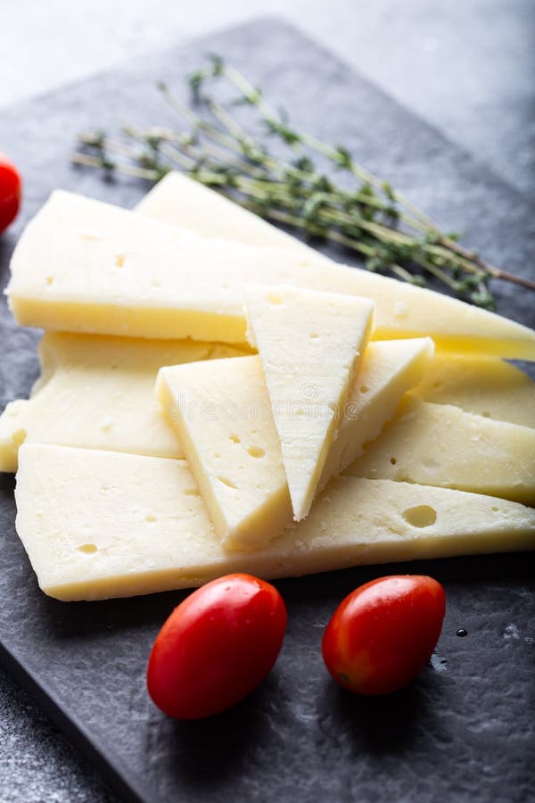 Sliced Tulum Cheese / Turkish Tulum Peyniri from the Thrace Region ...