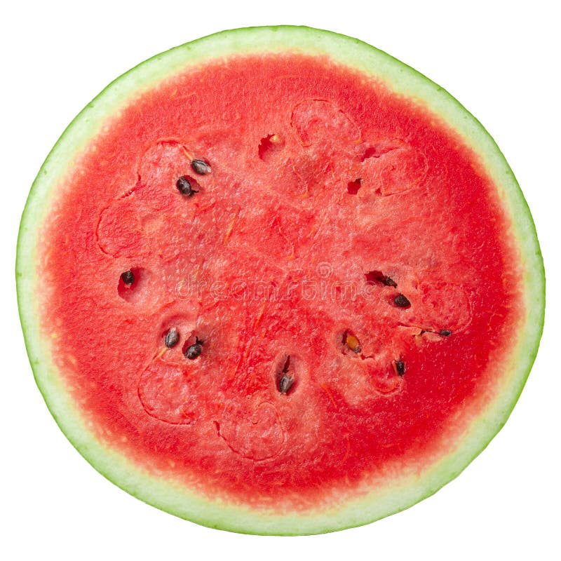 Sliced of Watermelon Isolated on a White Background Stock Photo - Image ...