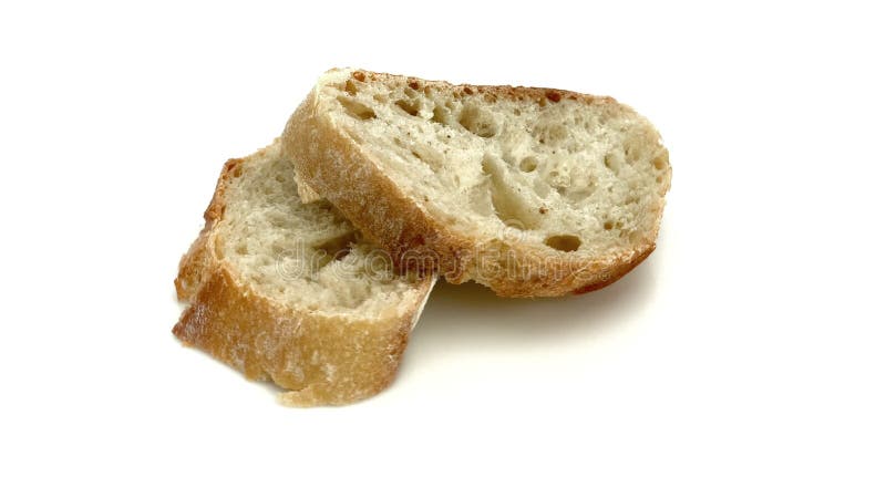 Sliced White Bread on the Table in the Bakery Close-up. Stock Footage ...