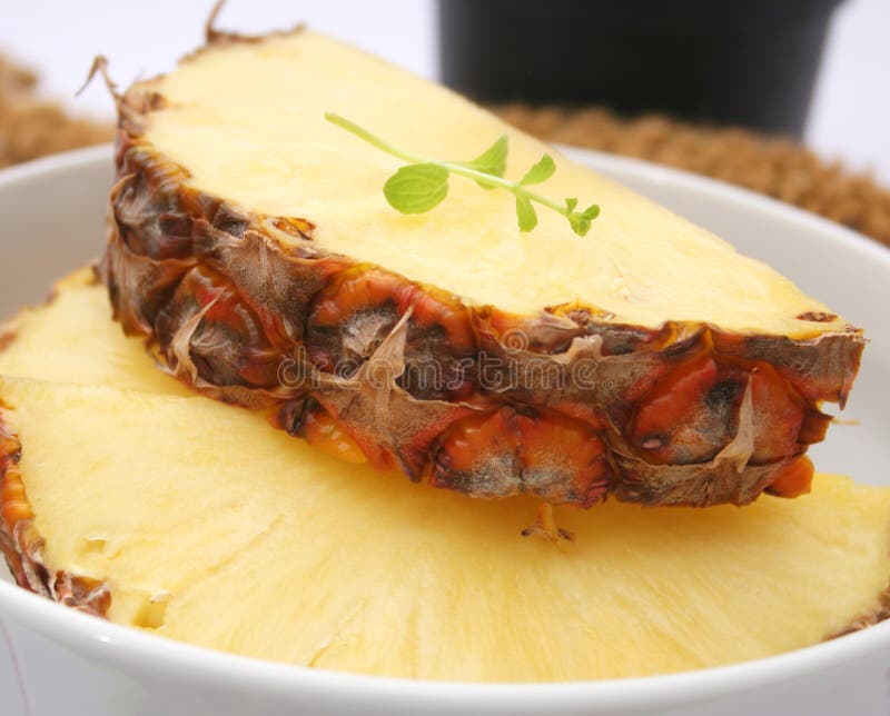 Slices of ananas stock photo. Image of freshness, food - 37195708