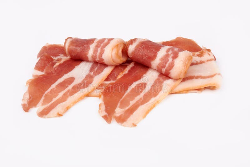 Slices of bacon stock photo. Image of meat, foodstuff - 28567018