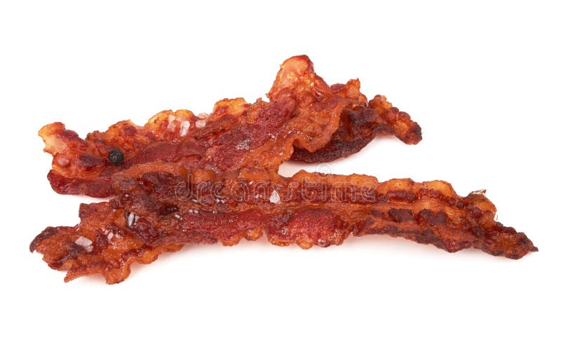 Slices of bacon stock image. Image of white, delicious - 312619907