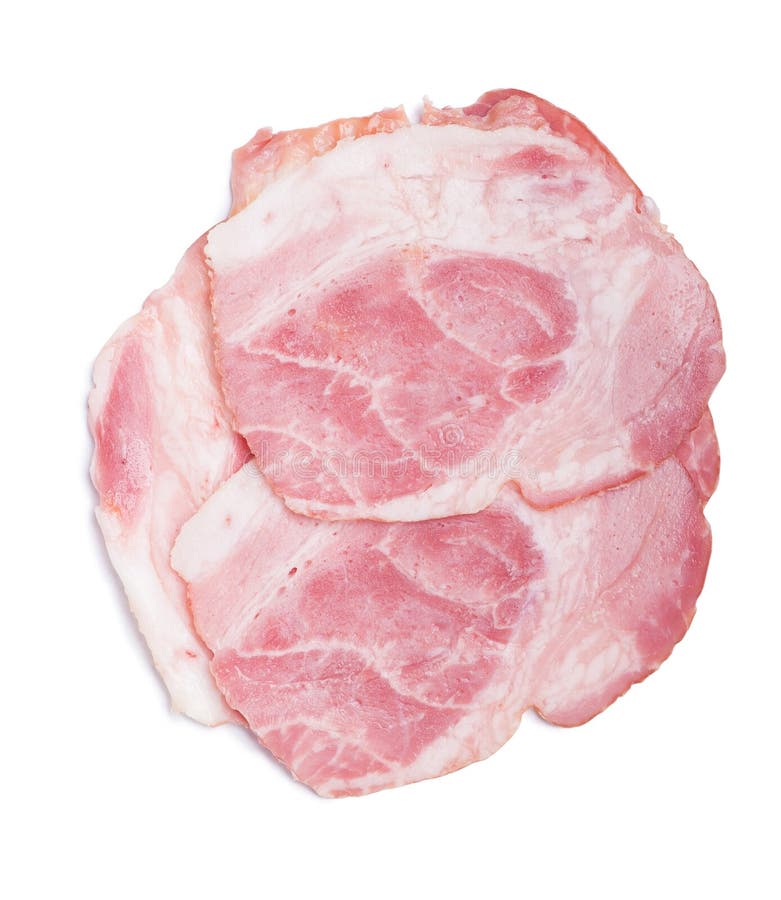 Slices of bacon stock photo. Image of pink, slice, bacon - 67889206