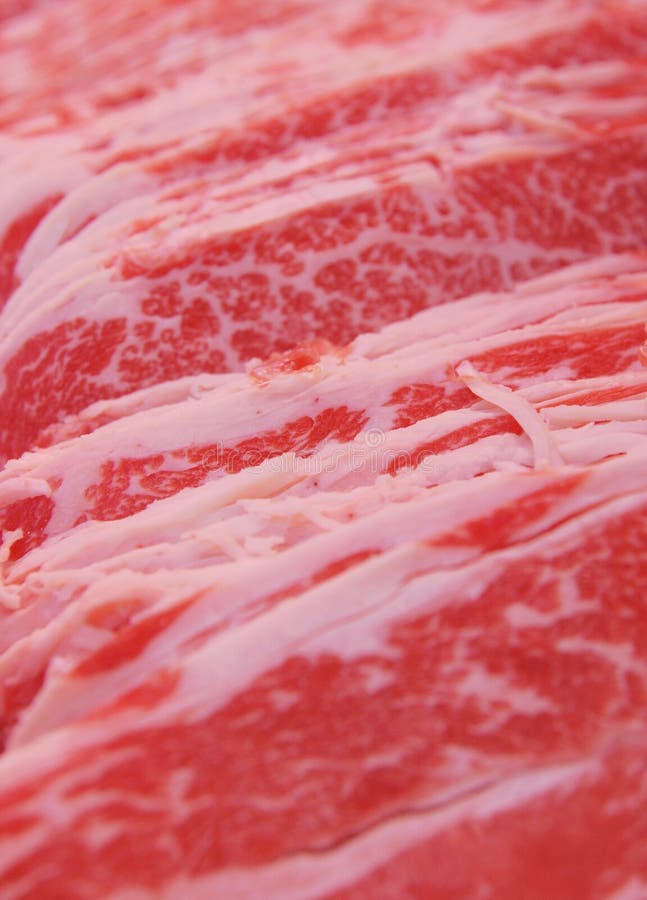 Slices of beef stock image. Image of steak, asia, close - 15054079