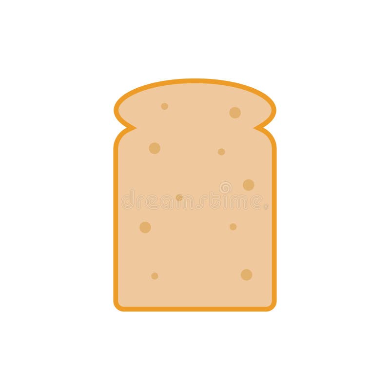 Slices of Bread Flat Design Vector Illustration Stock Vector ...