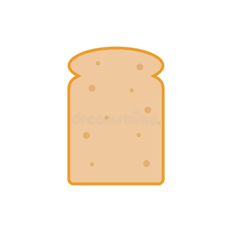 Slices of Bread Flat Design Vector Illustration Stock Vector - Illustration of loaf, healthy ...