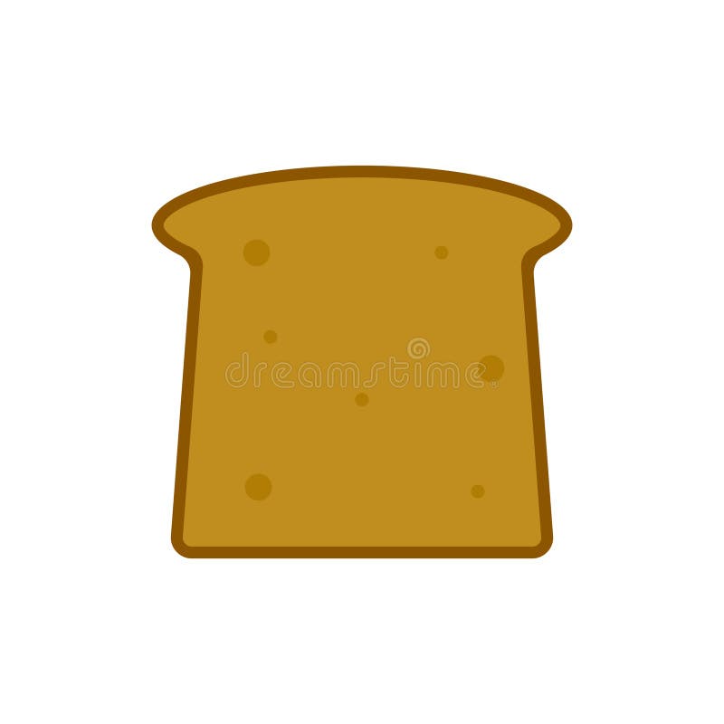 Slices of Bread Flat Design Vector Illustration Stock Vector - Illustration of slice, loaf ...