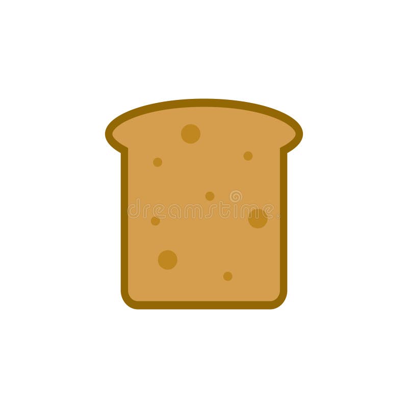 Slices of Bread Flat Design Vector Illustration Stock Vector ...