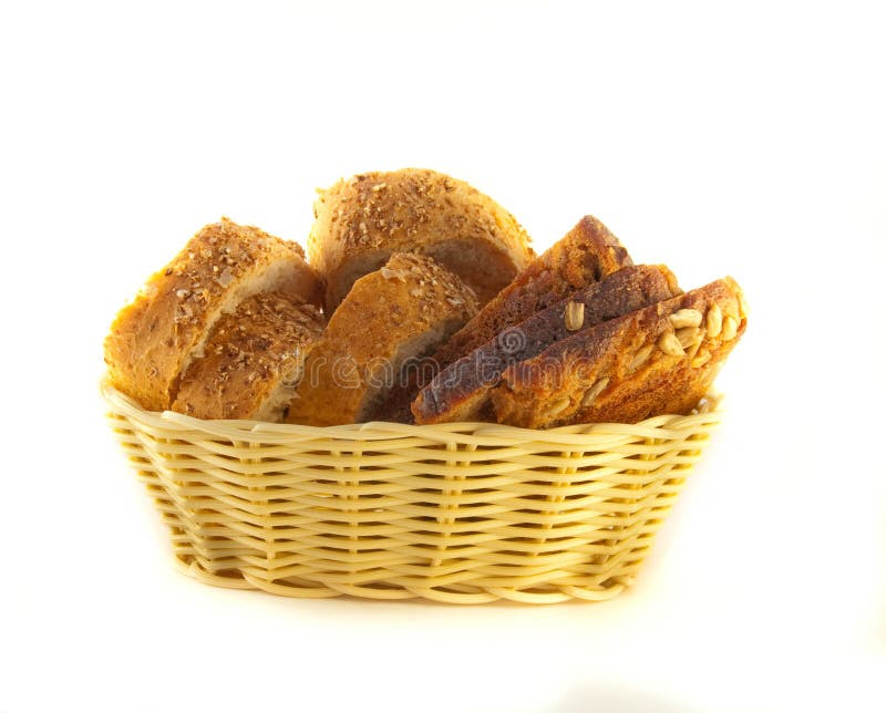 Slices of Bread from a Flour of a Rasping Grinding Stock Image - Image ...
