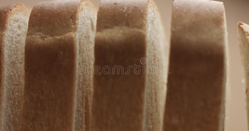 Slices of Bread Showing the Bread Texture Stock Photo - Image of cook ...