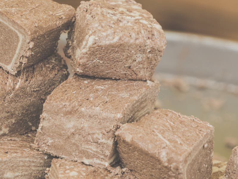 Slices of Halva stock image. Image of oriental, seed - 165749657