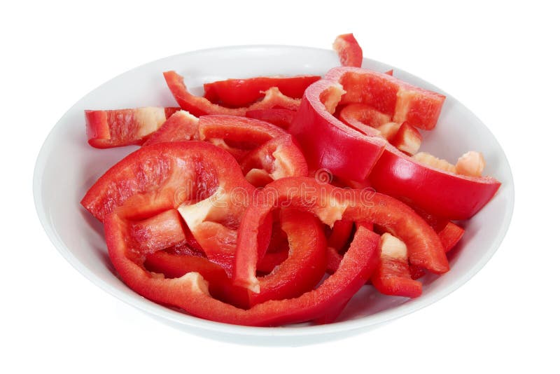Red Capsicum stock image. Image of cutout, fibre, shot - 16717483