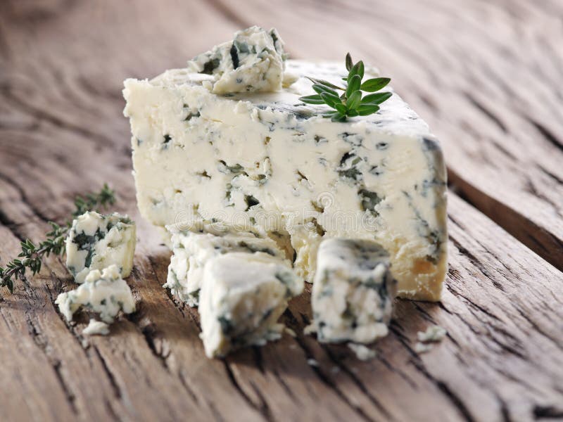 Slices of Danish Blue Cheese. Stock Image - Image of glass, lunch: 51643443