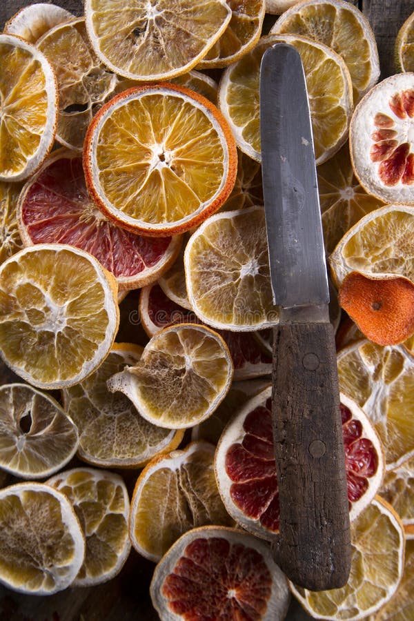 Slices of dried citrus stock photo. Image of fruits, orange - 47065260