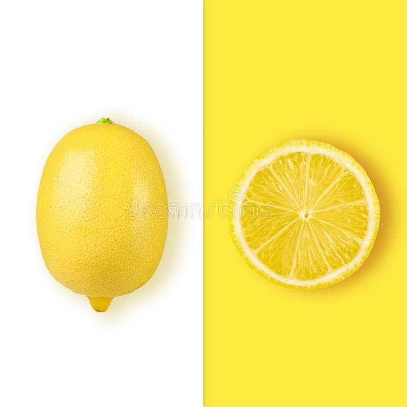 A Slices of Fresh Juicy Yellow Lemons. Texture Background Stock Image ...