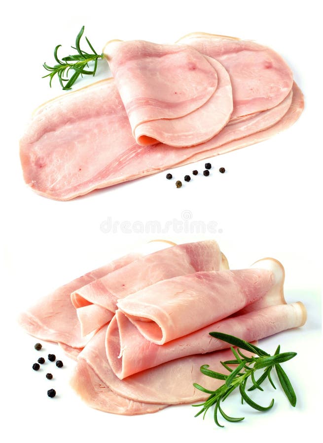 Slices of ham stock photo. Image of snack, food, sliced - 311920398