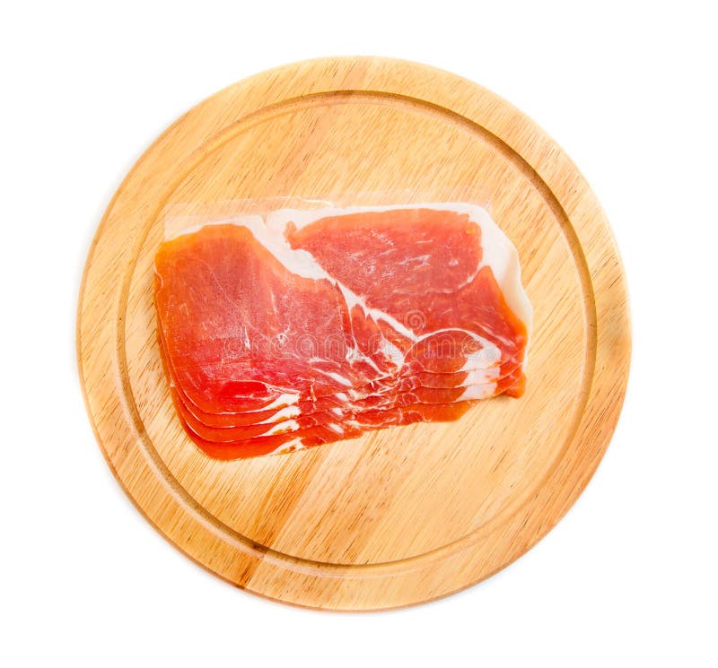 Slices of jamon stock photo. Image of gastronomy, iberian - 22214498