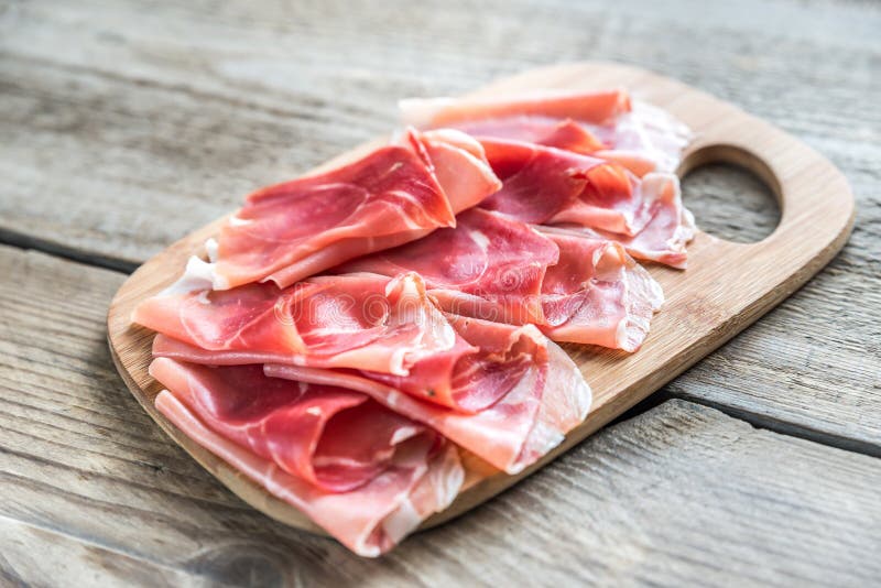 Jamon Serrano. a Spanish Ham Stock Image - Image of serrano ...