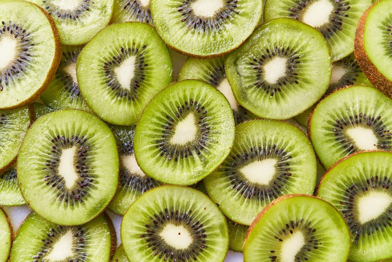 Slices of kiwi texture stock image. Image of sweet, organic - 235192375