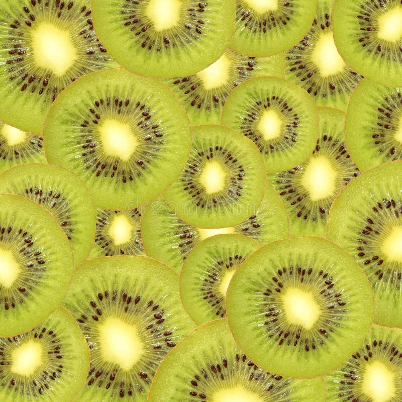 Kiwi Textures Inside Square Shapes Stock Image - Image of fresh ...