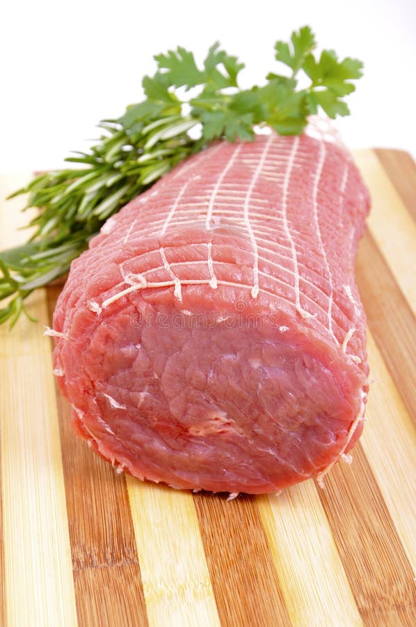 Slices of lean meat stock image. Image of cooked, onion - 24720319