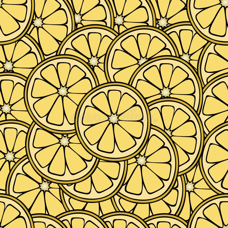 Slices of Lemon in the Shape of a Circle for Making a Cocktail ...