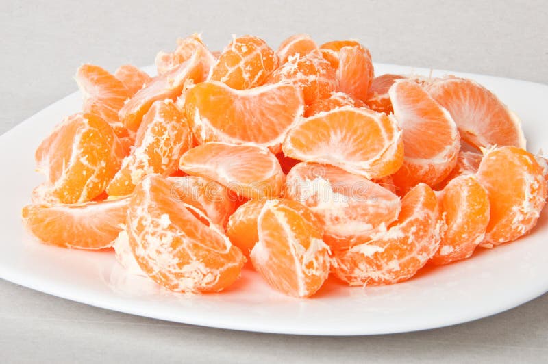 Slices of mandarin stock photo. Image of food, dieting - 28409054