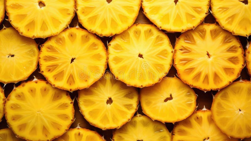 Slices pineapple texture stock illustration. Illustration of spiky ...