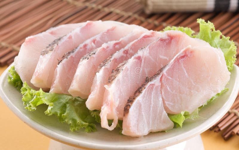 Slices of raw fish stock photo. Image of food, meat, prepared - 11047766