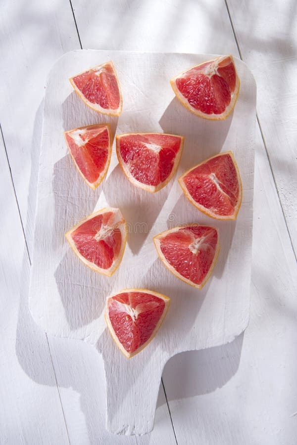 Slices of red grapefruit stock photo. Image of fresh - 45141600