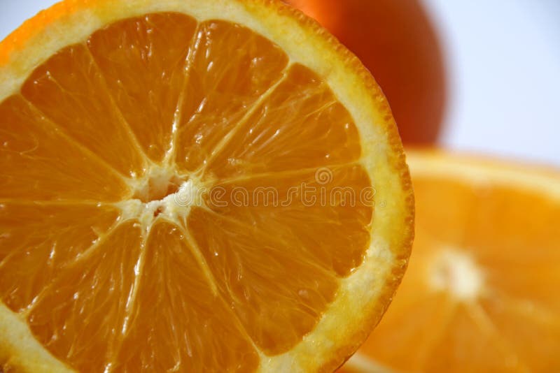 Slices of ripe orange stock image. Image of citrus, healthy - 6291037
