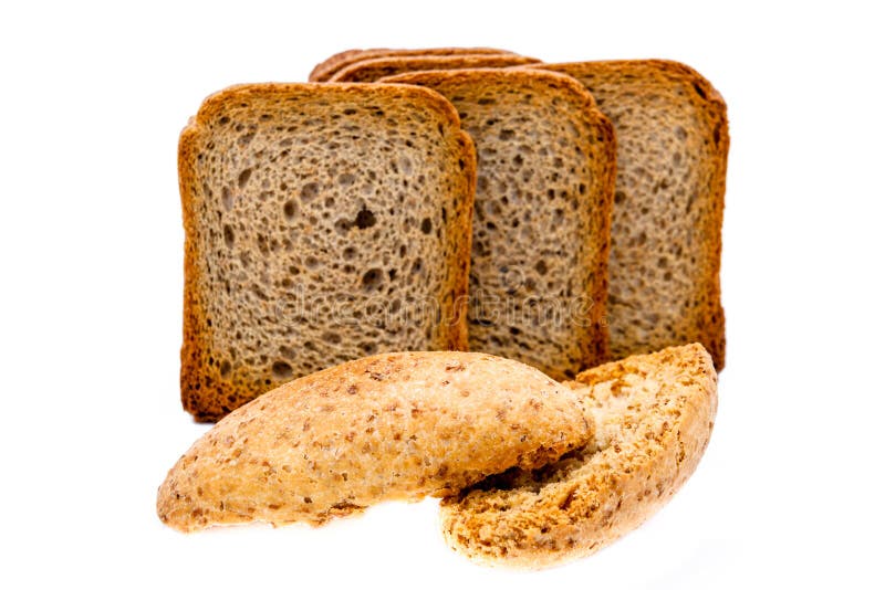 Slices of toast stock image. Image of bakery, flour, biscuit - 26221601